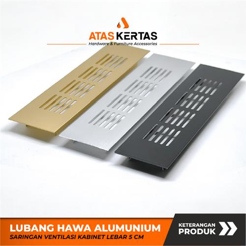 Jual Lubang Hawa Kitchen Set Sirkulasi Udara aluminium - Hitam, 5 x 45 ...