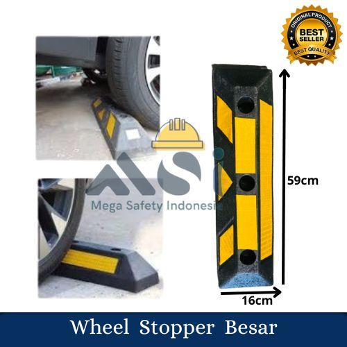 Jual Stop Wheel Car Stopper Penjanggal Ban Rubber - Jakarta Utara ...