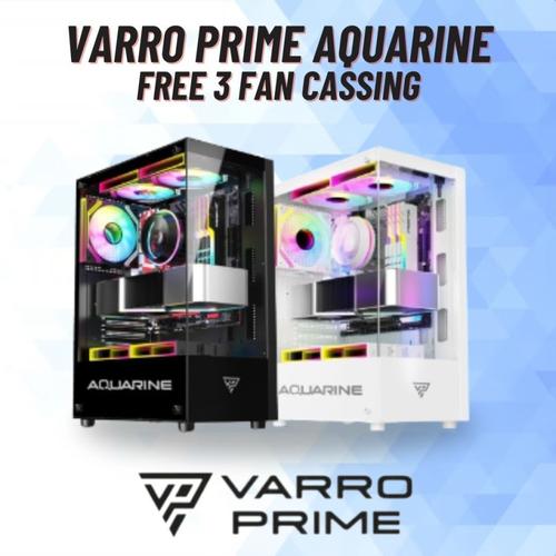Jual SpaceX Casing mATX PC Case Gaming Aquarine Varro Prime - Putih ...