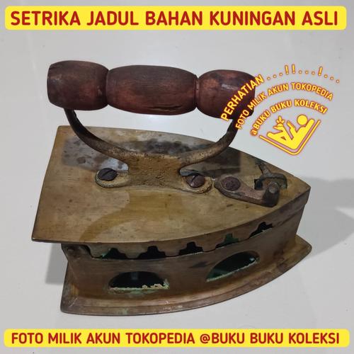 Jual SETRIKA ARANG JADUL BAHAN KUNINGAN ASLI - BEKAS PAKAI- 02 - Kab ...