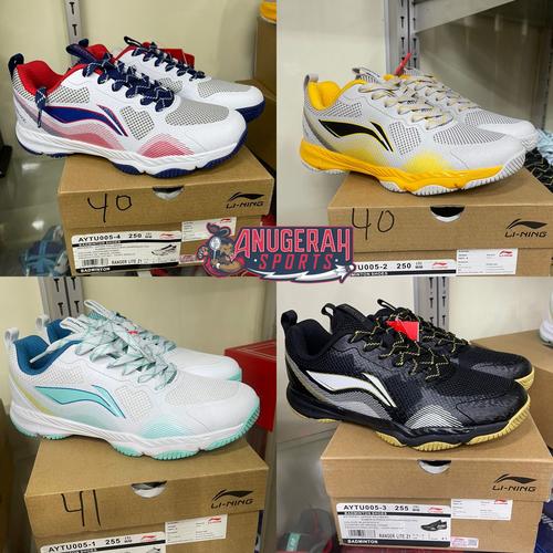 Jual Sepatu Badminton Li-Ning / LINING RANGER LITE Z1 ORIGINAL - White ...