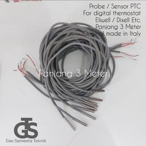 Jual PROBE SENSOR PTC (PANJANG 3 METER) FOR DIGITAL THERMOSTAT ELIWELL ...