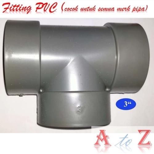 Jual t 3"/te 3 in/fitting tee 3 in/tee pvc 3 inch MURAH - harga per 20pcs - Kota Palembang - A ...