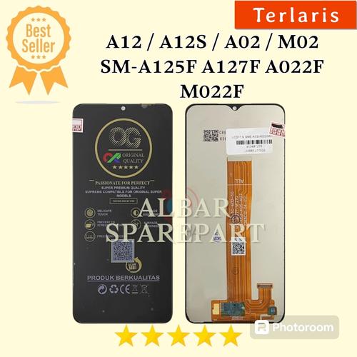 Jual LCD + TOUCHSCREEN SAMSUNG A12 SM-A125F/DS A127F A127M LAYAR ...