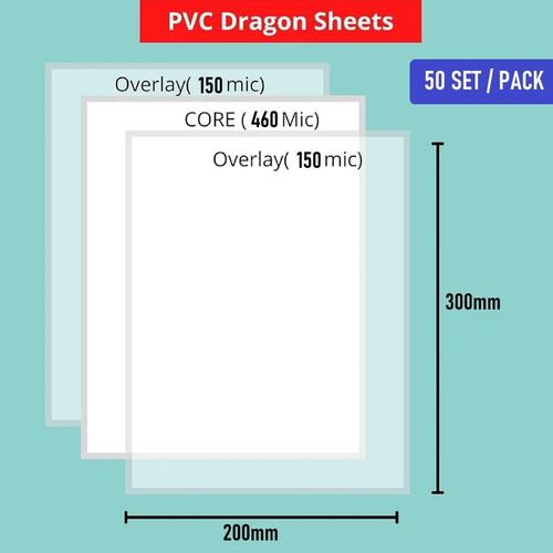Jual Kertas PVC Bahan ID Card Instan A4 / Kertas PVC ID Card Cutter ...