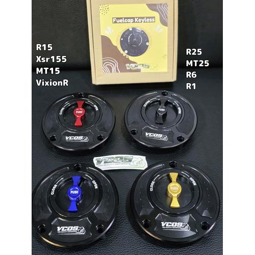 Jual Tutup tangki keyless r15 r25 vixion mt15 xsr155 fuelcap cnc tanki ...