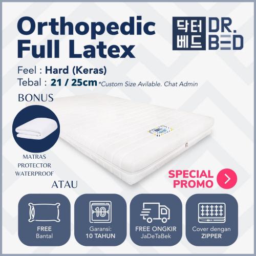 Promo Kasur Full Latex Orthopaedic DR.BED Ukuran 200x200 - Tebal 30 cm ...