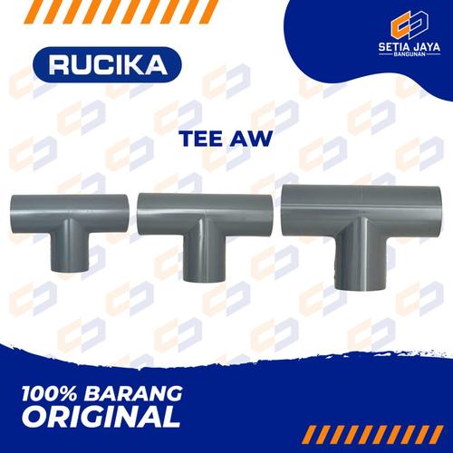 Jual Tee / Te / T Rucika PVC 1/2 / 3/4 / 1 Inch AW - 1/2 Inch - Kota ...