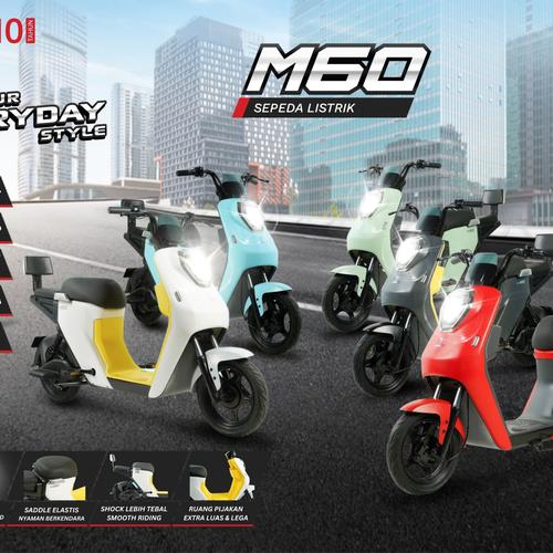 Jual SEPEDA LISTRIK UWINFLY M60 2024 - Hitam - Kab. Bekasi - Beatrix_id ...
