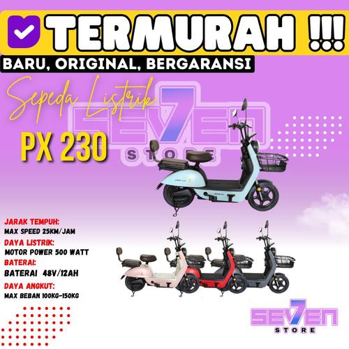 Jual Sepeda Listrik Pacific Phoenix PX 230 500Watt Garansi Resmi - Biru ...