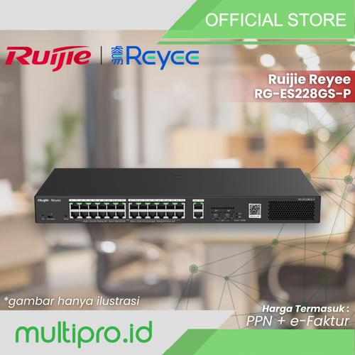 Promo Ruijie RG-ES228GS-P 28-Port Gigabit Smart Cloud Managed PoE ...