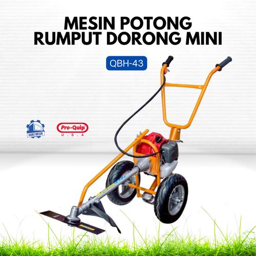 Jual Mesin potong rumput dorong mini 3 roda/ mini lawn mower PROQUIP ...