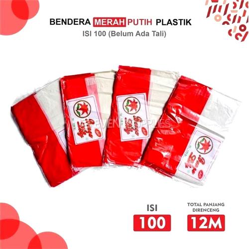 Jual Promo Bendera Plastik Merah Putih Isi 100 Lembar Termurah Dan ...