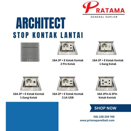 Jual Stop Kontak Lantai Architech - 2P+E Kontak 1Gg - Kota Denpasar ...