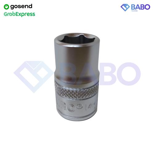 Jual Kunci / Mata Soket 14 mm 1/2" inch DR. 6 PT / Socket / Sock Spanner TEKIRO - Kota Tangerang ...