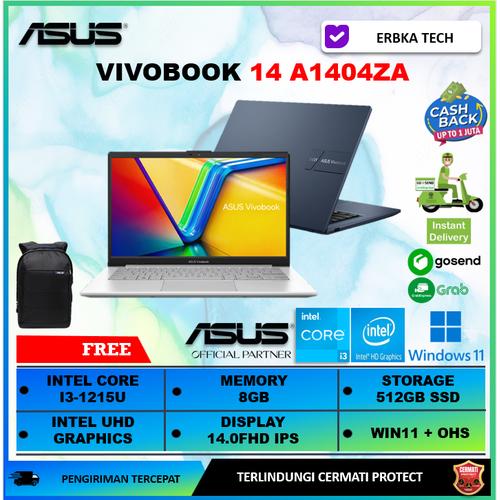 Jual Asus Vivobook 14 A1404ZA I3-1215U 8GB 512GB Windows11 + Ohs 14 ...
