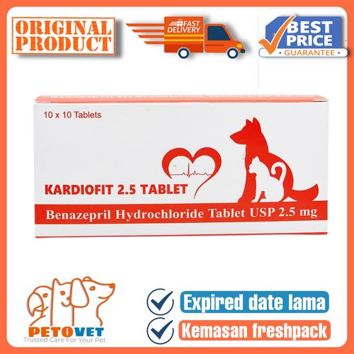 Jual Kardiofit 2,5 mg harga per strip seperti Vetace fortekor - Per box ...