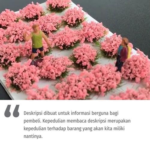 Jual miniatur bunga semak maket terrarium diorama miniatur tanaman ...