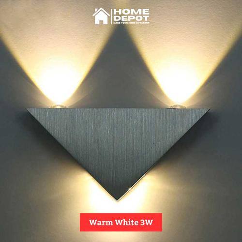 Jual Lampu Dinding Indoor LED Minimalis Model Segitiga Triangle Wall ...