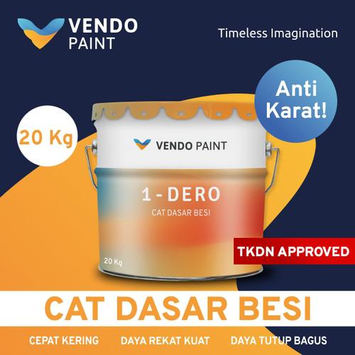 Promo Vendopaint Cat Dasar Besi /Cat Meni Besi 1-DERO 20kg - Ekonomis Murah - Light Grey Cicil 0 ...
