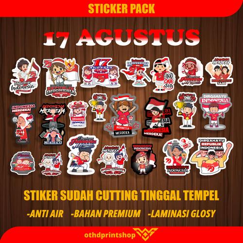 Promo STIKER PACK 17 AGUSTUS STIKER ANAK 22 PCS SUDAH CUTTING TINGGAL ...
