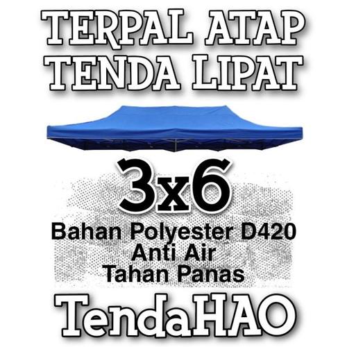 Jual Terpal Atap Tenda LIpat Impor Ukuran 3x6 Meter - Biru - Jakarta ...