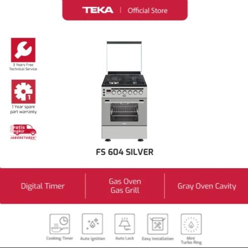Jual Teka Freestanding Cooker FS 604 Silver 60cm - Kota Denpasar - Teka ...
