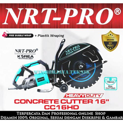 Jual NRT PRO CC16HD Concrete Cutter 16 Inch Mesin Potong Aspal Jalan ...