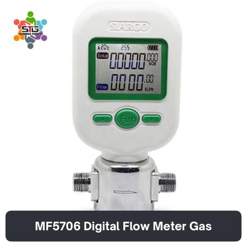 Jual MF5706 Digital Mass Flow Meter Gas Air Flow Meter 0-20L/min LPM ...