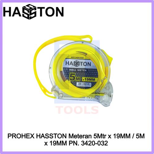 Jual PROHEX HASSTON Meteran 5Mtr x 19MM / 5M x 19MM PN. 3420-032 ...