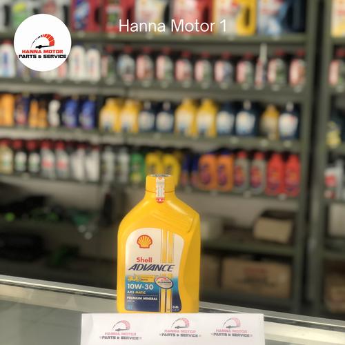 Jual OLI SHELL ADVANCE AX5 MATIC 10W-30 0.8L PCX VARIO BEAT SCOOPY ...