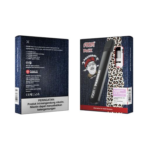 Jual FOOM Pod X The Prediksi Absolute Black Bundling Liquid - ICY BERRY ...