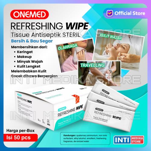 Promo ONEMED - Refreshing Wipe Tisu Basah Pembersih Muka | Tissue ...