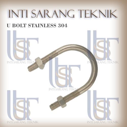 Jual U Bolt Stainless 5/16 X 3/4 Inchi SUS 304 + 2 MUR - Jakarta Pusat ...