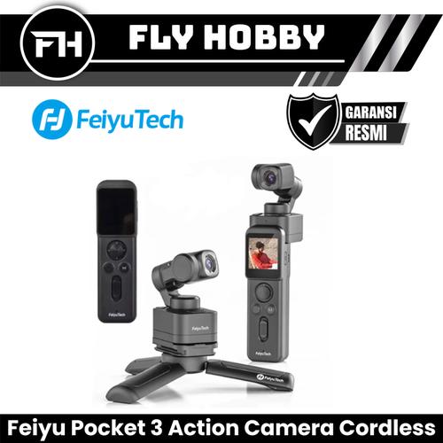 Jual Feiyu Pocket 3 Action Camera Cordless Detachable Gimbal Stabilized ...