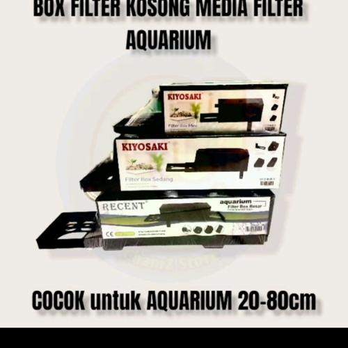 Jual box kosong aquarium ukuran sedang/box filter kosong/box filter ...