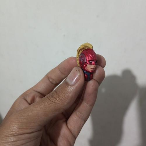 Jual Part Kepala Shf captain marvel # headsculpt Kamen rider kitbash hs ...