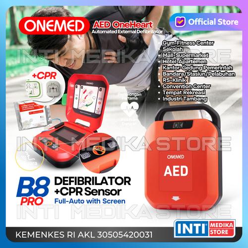 Promo ONEMED - AED OneHeart B8 PRO Full-Auto dengan Layar + Panduan ...