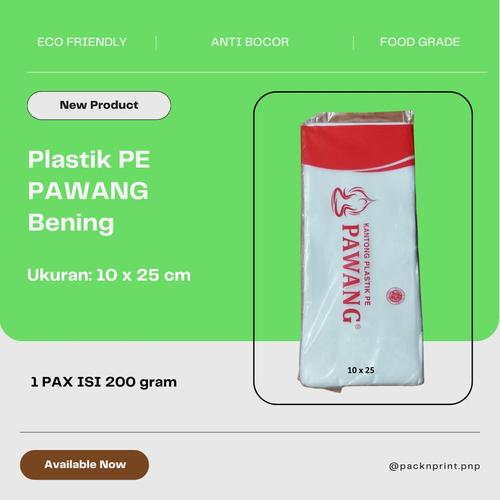 Jual Plastik PE PAWANG Untuk Minuman Digin Ukuran 10 x 25 cm - Kab ...