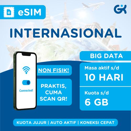 Jual eSIM Internasional Kuota Besar | Global Sim Big Data - GLOBAL A - Jakarta Barat ...