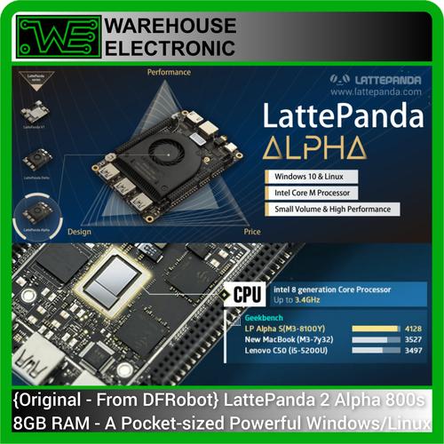 Jual LattePanda 2 Alpha 800s 8GB RAM - A Pocket-sized Powerful Windows/Linux Single Board ...