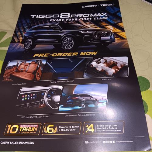 Jual Brosur Flyer Chery Tiggo 8 Pro Max - Jakarta Utara ...