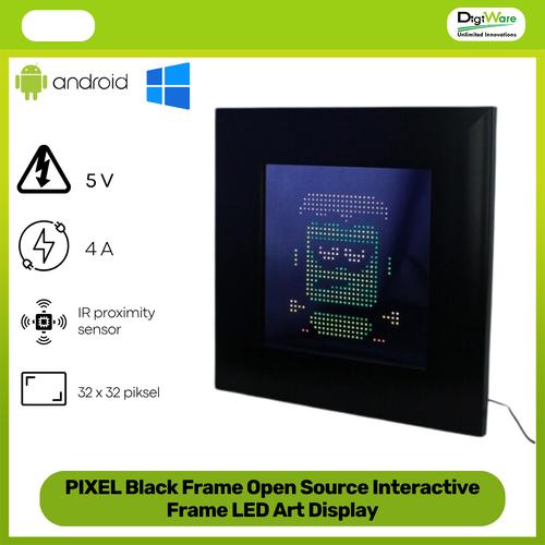 Jual PIXEL Black Frame Open Source Interactive Frame LED Art Display ...