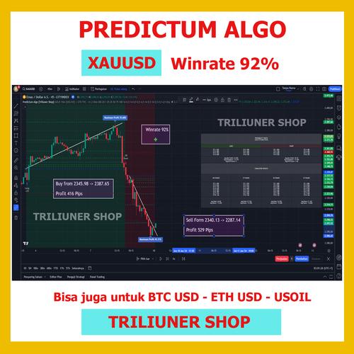 Jual [SUPER PROFIT AKURAT] PREDICTUM ALGO Indikator Forex Paling Akurat - XAUUSD - BTC USD - ETH ...