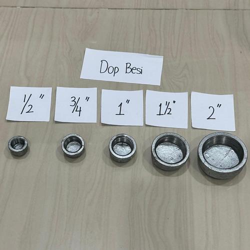 Jual (Harga 1 buah) Dop besi galvanis 1/2" inci tutup drat dalam besi 0 ...
