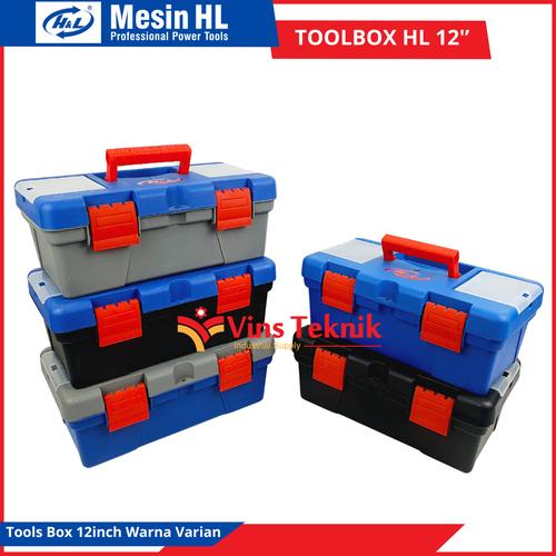 Jual Toolbox HL Kotak Perkakas Plastik Tools Box 12inch Tool Box H&L 12" - BIRU-ABU - Jakarta ...