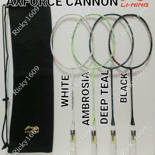 Jual RAKET BADMINTON LINING AXFORCE CANNON - HIGH CARBON -SONIC BOOM ...