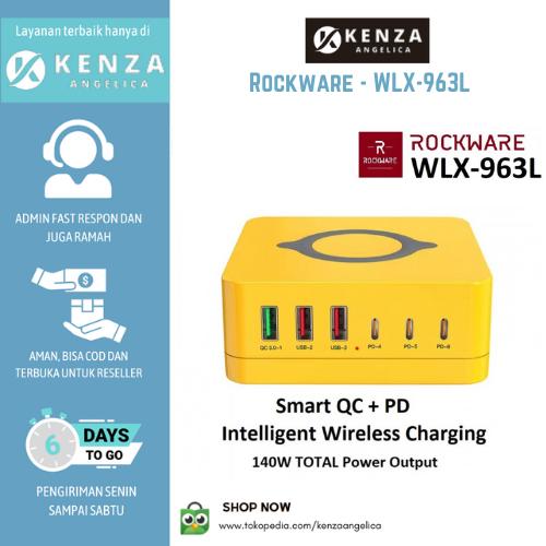 Jual ROCKWARE WLX-963L - 7-in-1 Fast Charging Station QC PD - 140W Total Power - Support ...