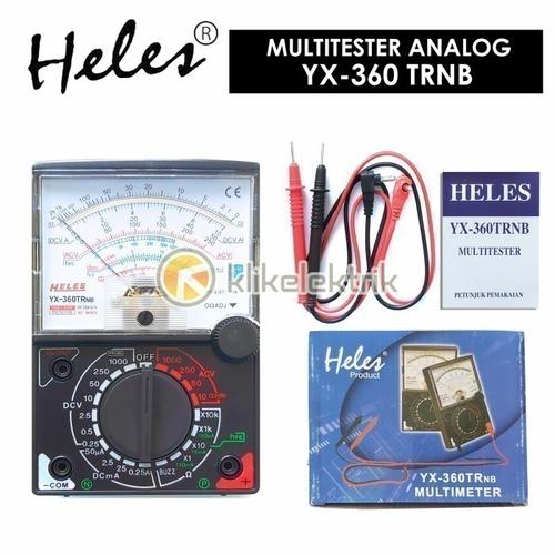 Jual AVO METER HELES YX-360TRNB MULTI TESTER ANALOG HELES YX 360 ...