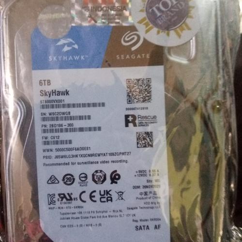 Jual HDD Seagate SkyHawk 6TB SATA, new, original, garansi Resmi MFI - Jakarta Pusat - SUPERNOVA ...